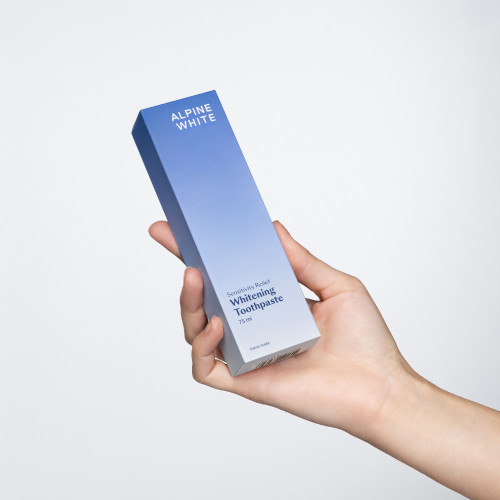 Alpine White Whitening Toothpaste Sensitivity Relief Balinoša pasta ...